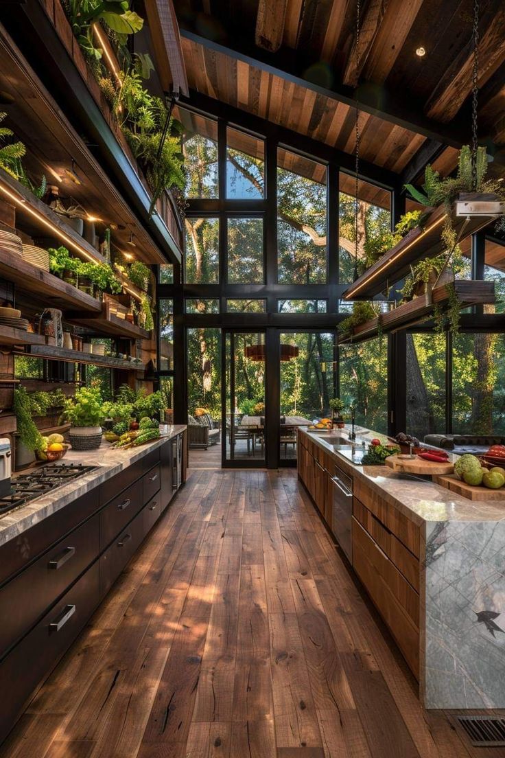 19 ways to turn your kitchen into a jungle oasis - DollHouseWow
